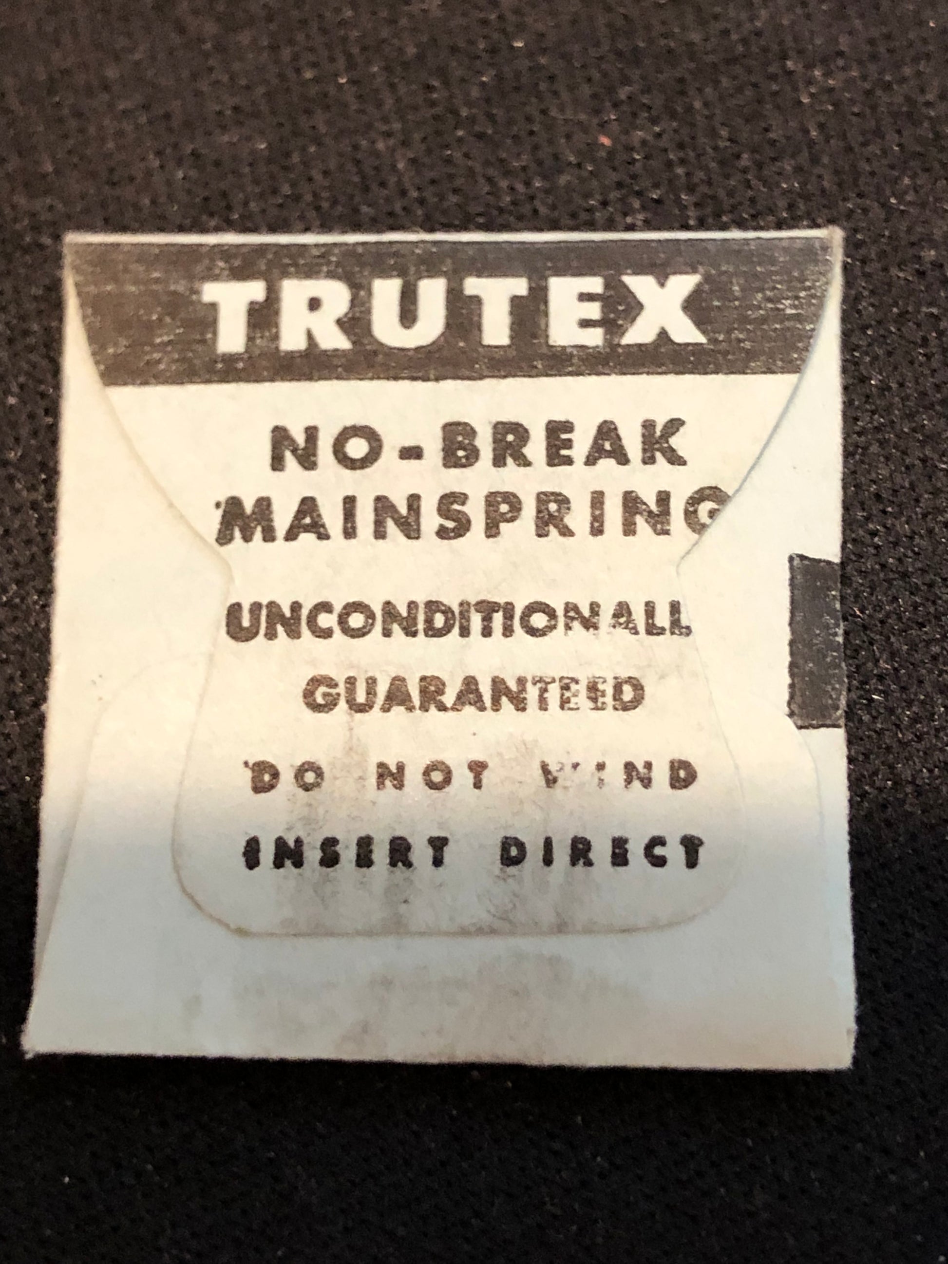 Trutex Mainspring for Venus caliber 175 (and many variants) Chronograp ...