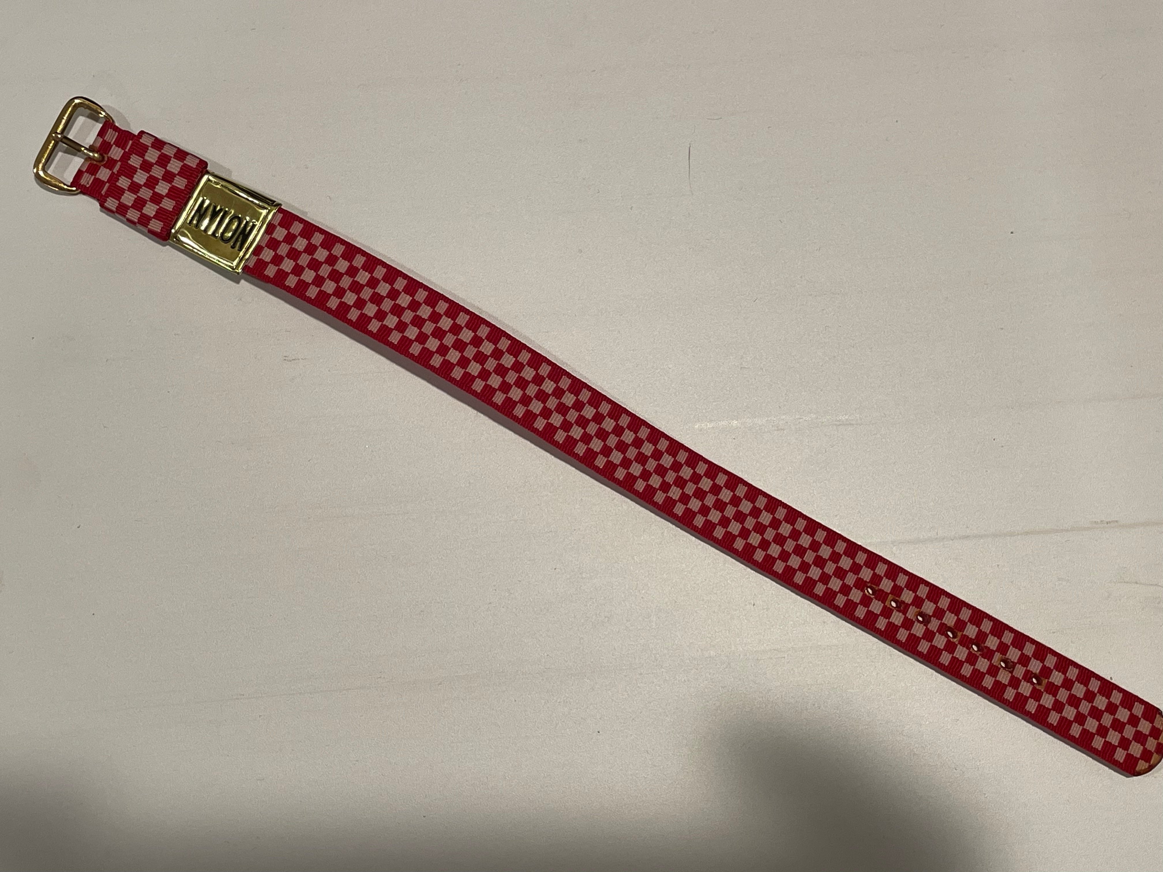 Unmarked Maker 5/8" Checkerboard Passthrough Nylon Watch Strap - NOS ...