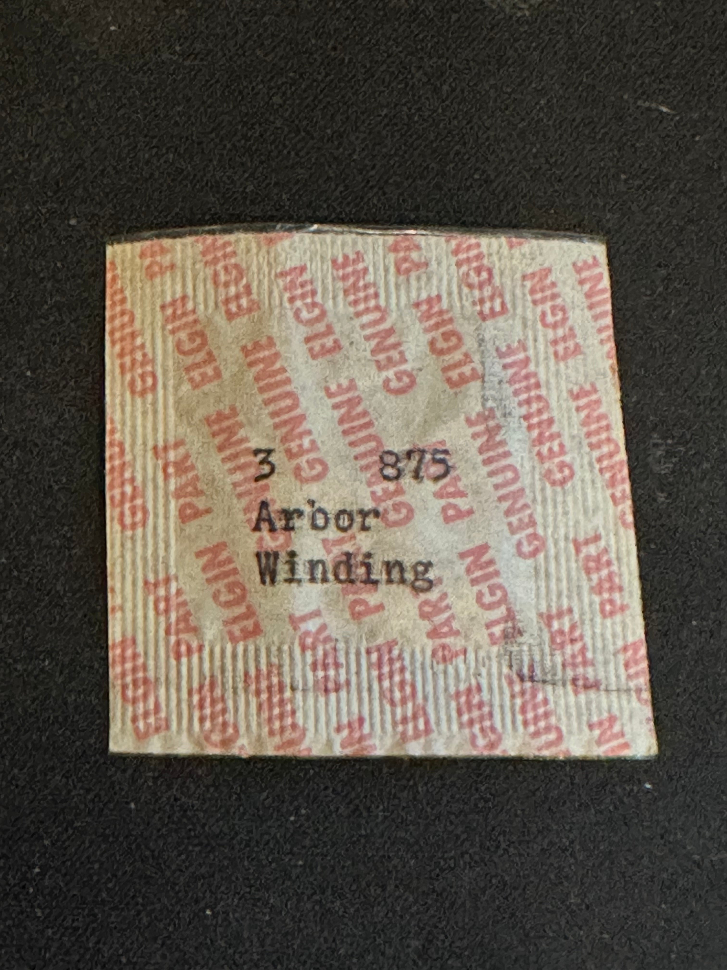 Elgin Factory stem / winding arbor for 6 ligne Grade 875 – Vintage Time ...