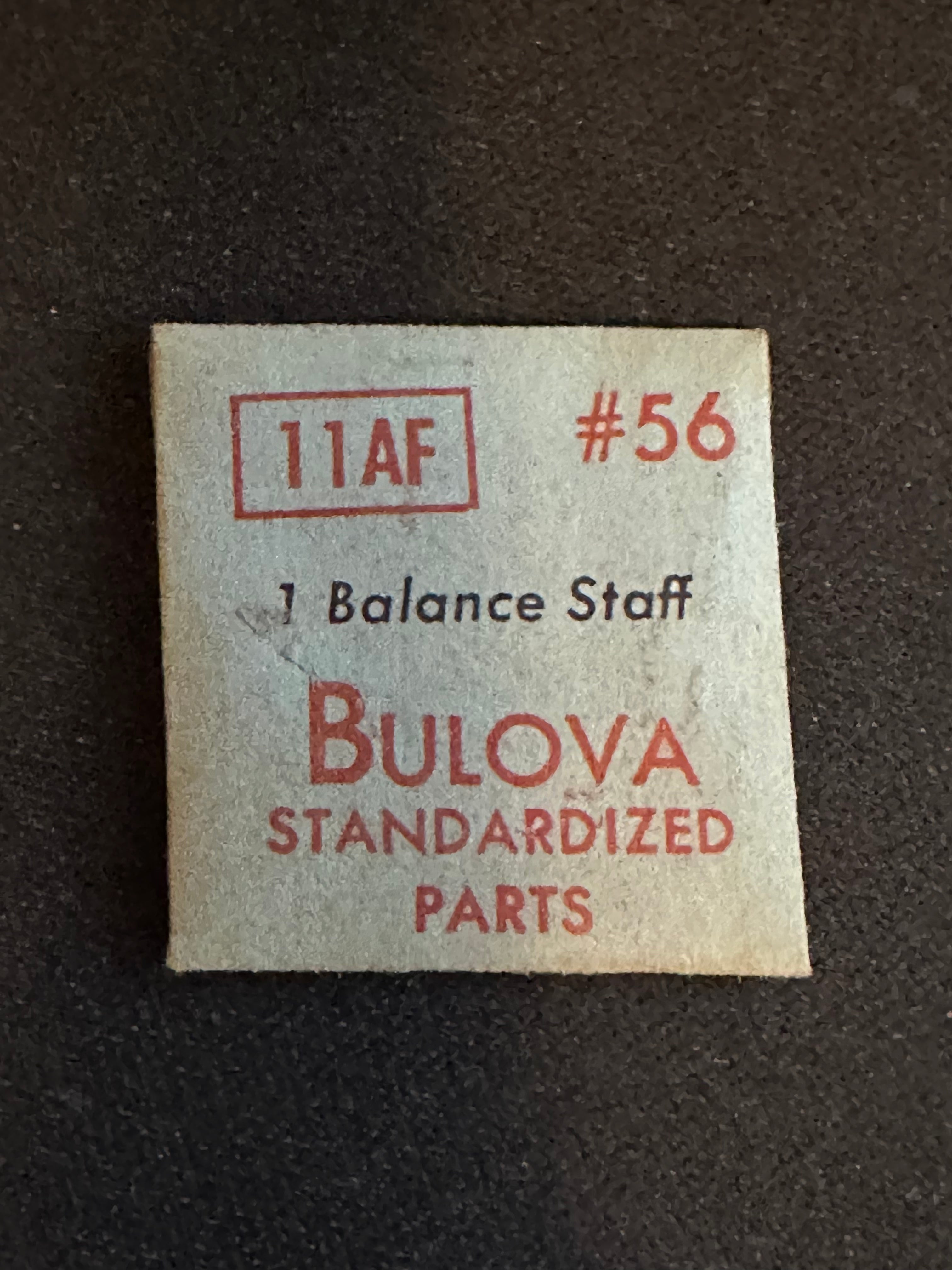 Bulova Factory Balance Staff for caliber 11AF, 11AFC, 11AFAC - New ...