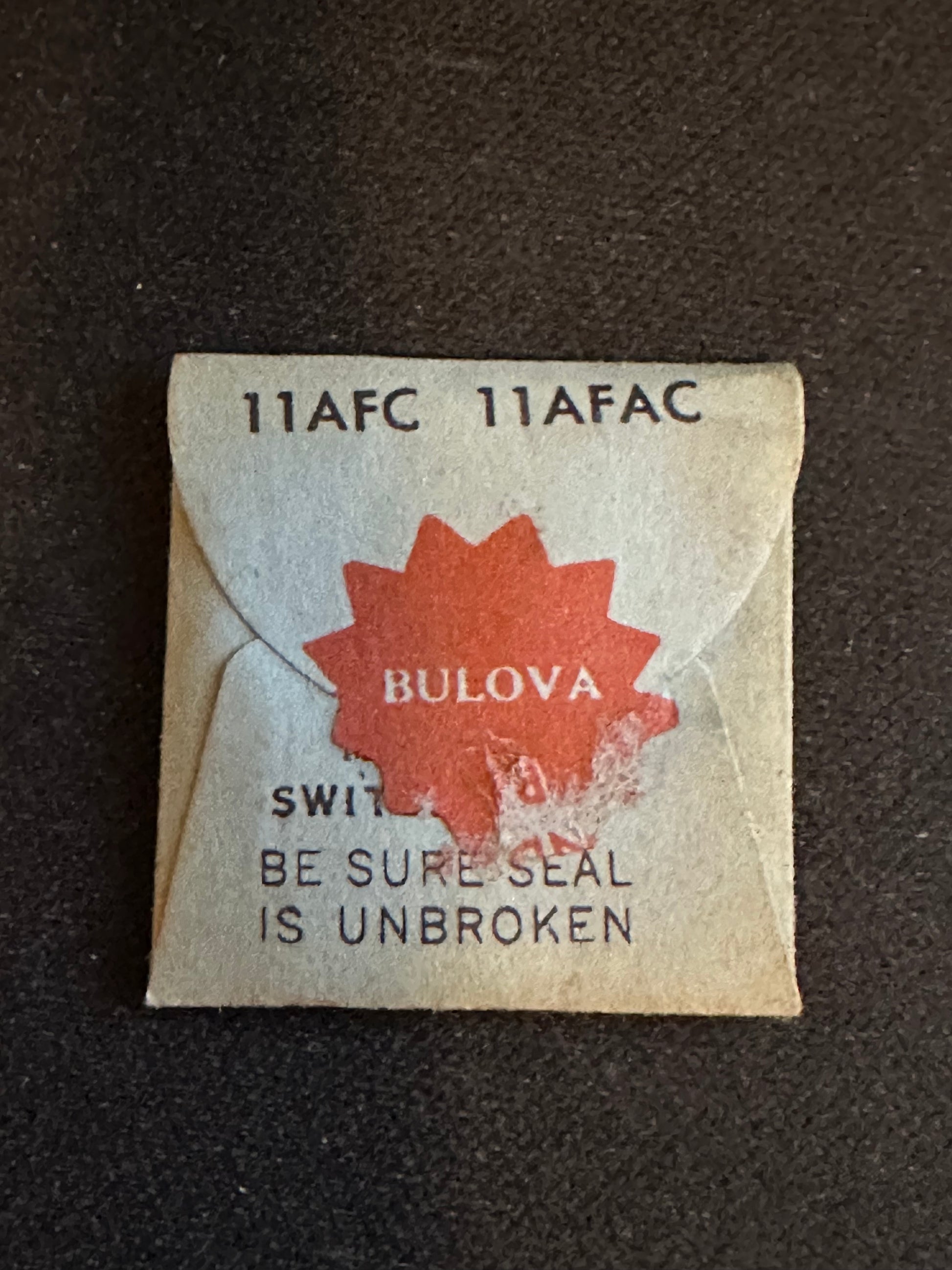 Bulova Factory Balance Staff for caliber 11AF, 11AFC, 11AFAC - New ...
