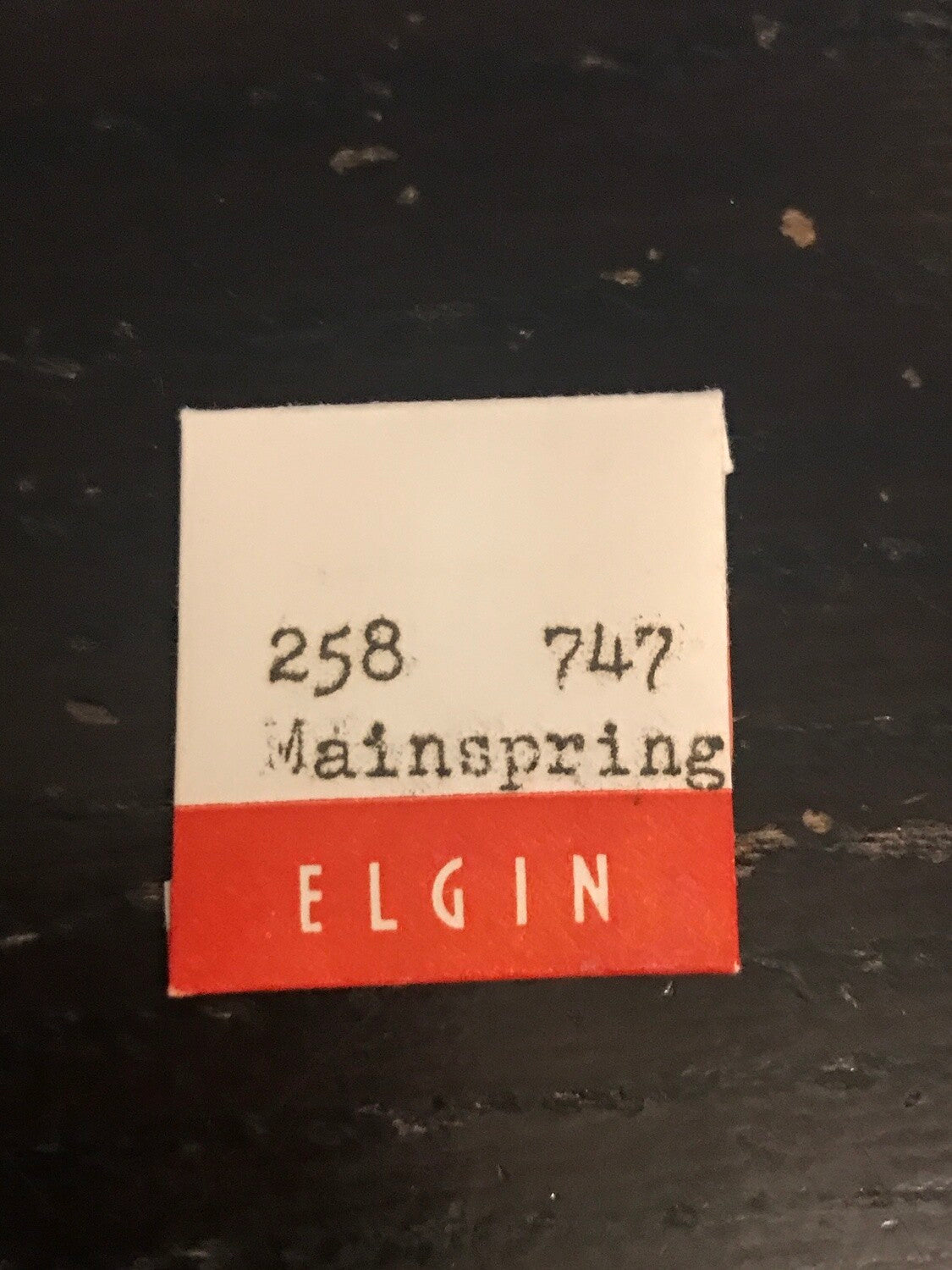 Elgin DuraPower Factory Mainspring for 13/0s grades 750-751-752 - Alloy ...