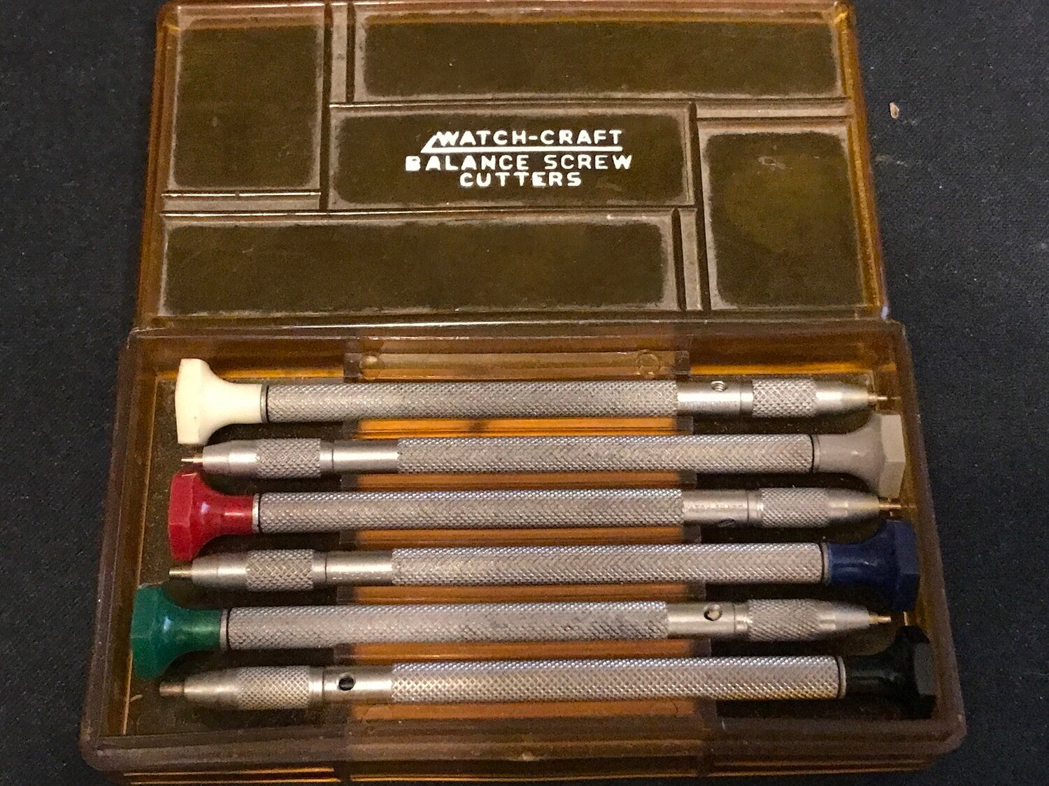 Watch-Craft Balance Screw Cutters in Box - Set of 6 – Vintage Time Parts