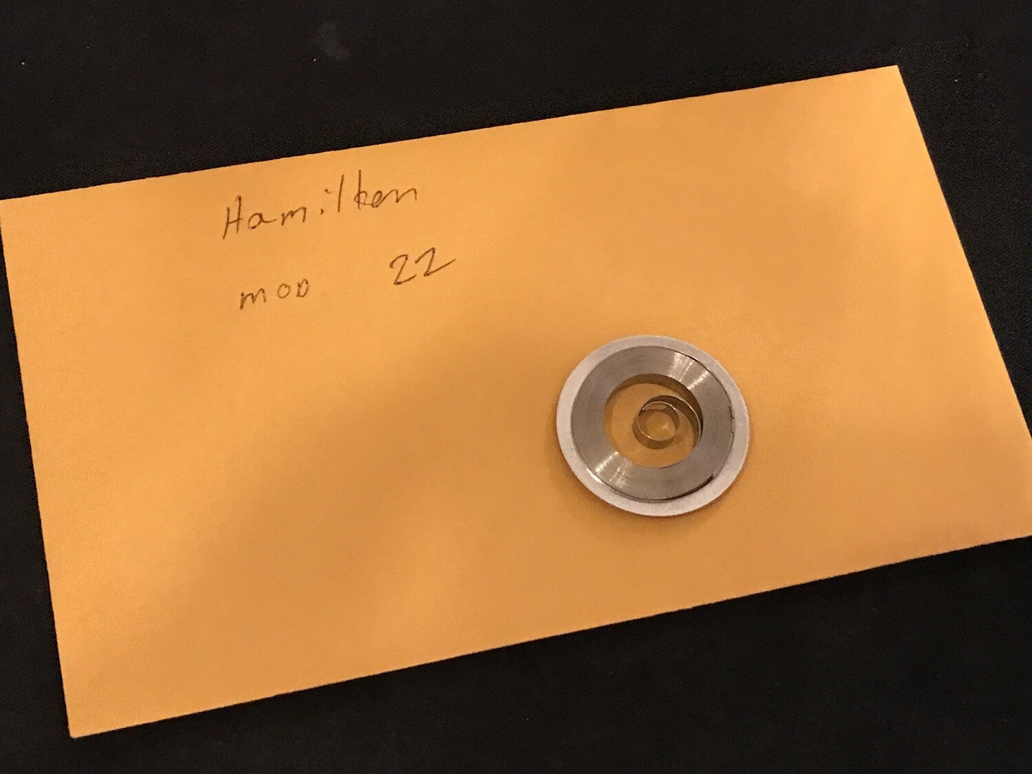 Hamilton Model 22 Ship Chronometer Alloy Mainspring No. 37090 – Vintage ...