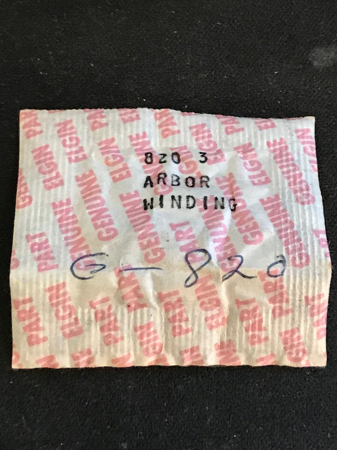 Elgin Factory stem / winding arbor for 11½ ligne Grade 885 & 894 ...